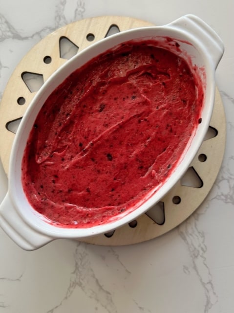 Helado de Frutos Rojos - Recetas fáciles y caseras